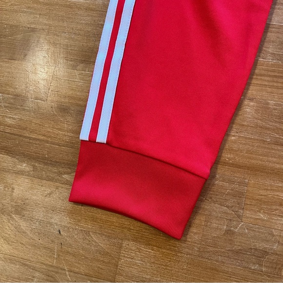 adidas | Pants | Adidas Primeblue Red Sst Track Suit | Poshmark